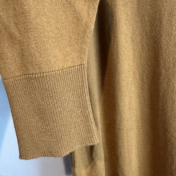 Paper Label Agni Easy Dress Knit Organic Cotton Long Sleeve Sandalwood XL